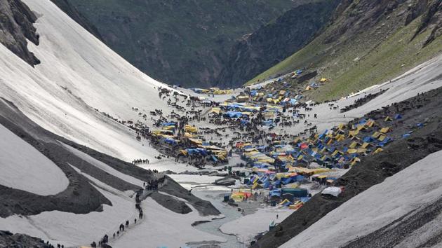 Photos: On the Amarnath Yatra trail in Kashmir’s Himalayas | Hindustan ...