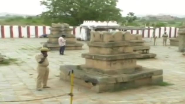 Unidentified miscreants destroy Nava Brindavana in Gangavathi | Latest ...