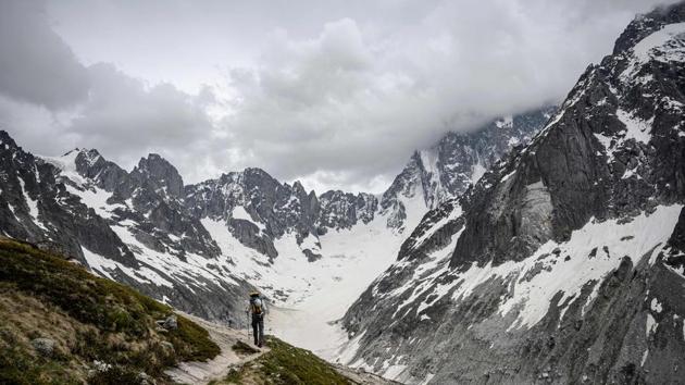 Photos: Shrinking French Alps glaciers stress extent of climate change ...