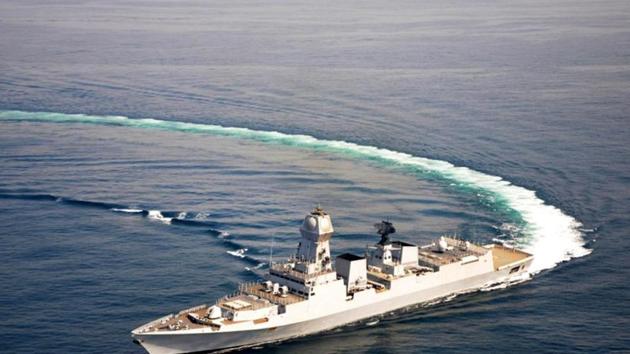 Model of INS Kolkata unveiled at Jamia Millia Islamia on 73rd ...