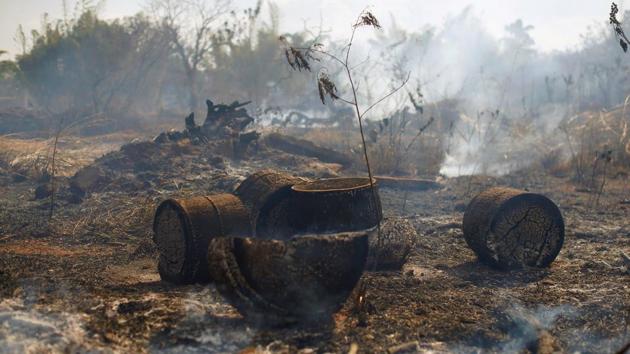 Photos: Amazon reports record surge in forest fires | Hindustan Times