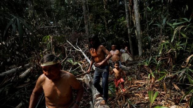 Photos: Brazil’s indigenous Mura bring out war paint in fight for ...
