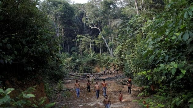 Photos: Brazil’s indigenous Mura bring out war paint in fight for ...