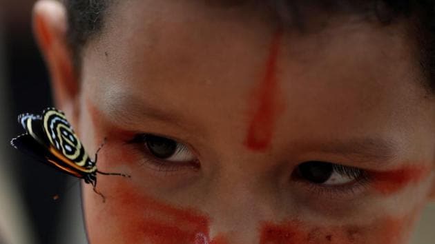 Photos: Brazil’s indigenous Mura bring out war paint in fight for ...