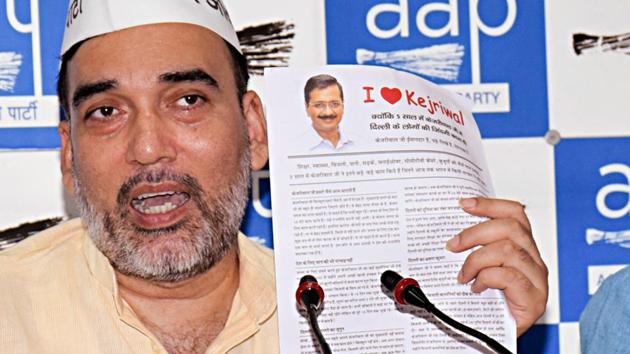 ‘BJP troubled with ‘I love Kejriwal’ campaign’: AAP | India News