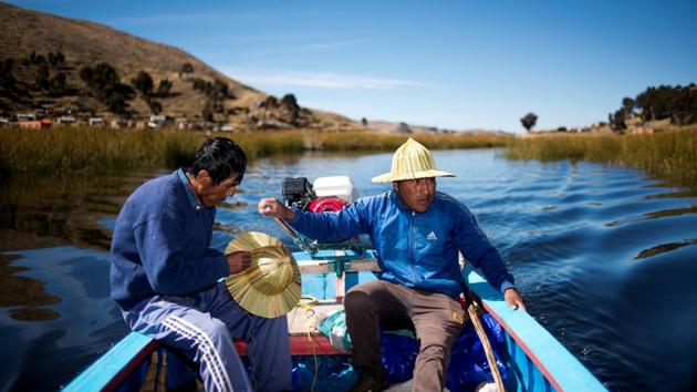 Photos: Lake Titicaca, once an Andean deity, faces pollution threat ...