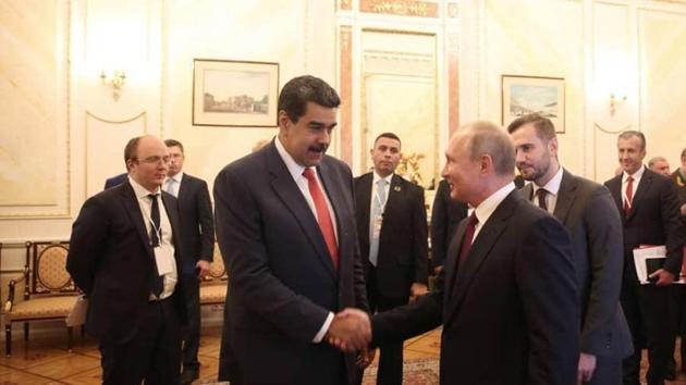Putin urges dialogue between Venezuela president Nicolas Maduro and ...