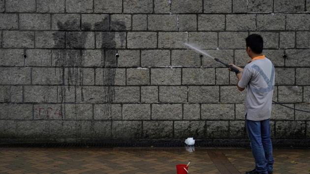 Photos: Hong Kong’s summer of protest in graffiti | Hindustan Times