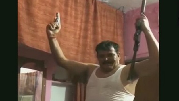 Man caught dancing with two guns in Haridwar, video goes viral| India News