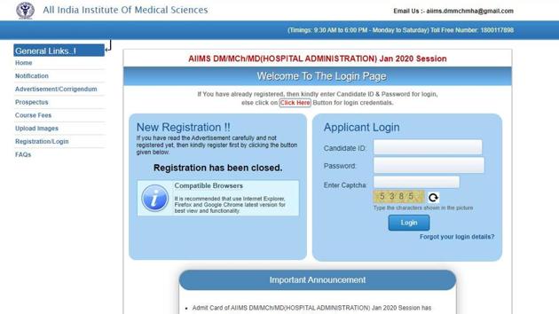 AIIMS DM/MD/MCh admit card released at aiimsexam.org, here’s how to ...