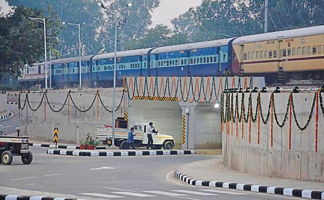 Railway underbridge opens to public in Manimajra - Hindustan Times