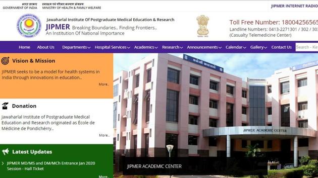 JIPMER admit card for MD/MS, DM/MCh entrance test 2019 released at ...