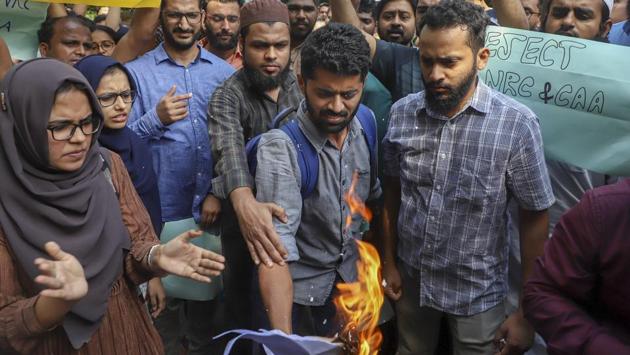 Photos: CAA protests spread to campuses in India after Jamia and AMU ...