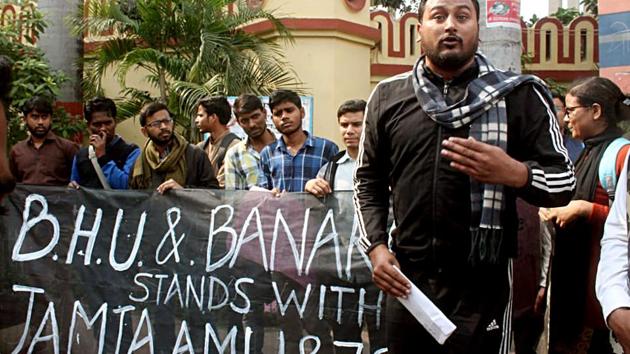 Photos: CAA protests spread to campuses in India after Jamia and AMU ...