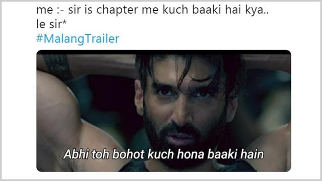 Aditya Roy Kapur’s dialogue from Malang trailer sparks hilarious memes ...