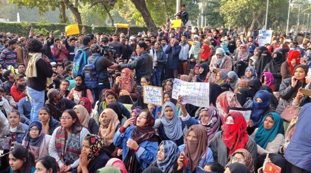 2 dozen AMU students booked for raising ‘objectionable slogans’ against ...