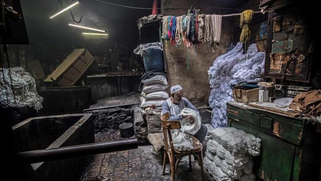 Photos: A dip into an old Cairo craft at a century old dye-workshop | Hindustan Times