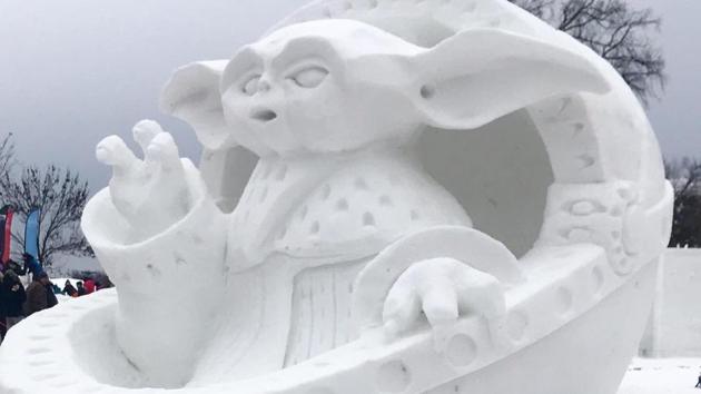 Snow Yoda Baby Yoda Snow Globe DKB Toys And Distribution Limited