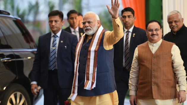 PM Modi at party headquarters as Jyotiraditya Scindia set to join BJP ...
