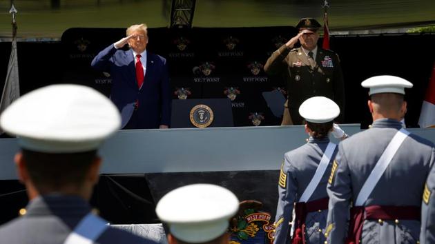 Trump calls out ‘evil of slavery’ at West Point graduation ceremony ...