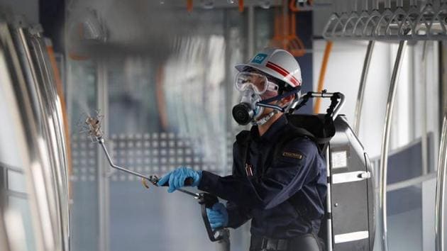 Is that hand strap clean? Tokyo Metro sprays silver to fend off ...