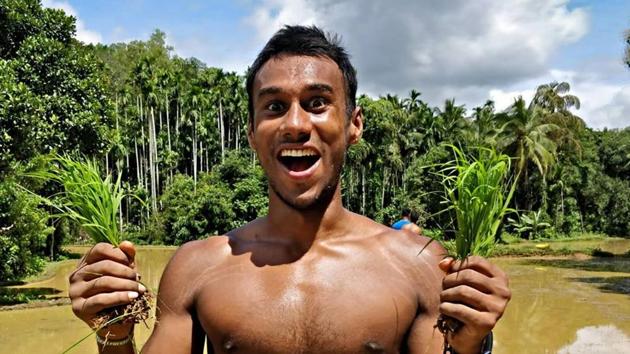 Likith SP chasing an Olympic dream, in a pond | Hindustan Times