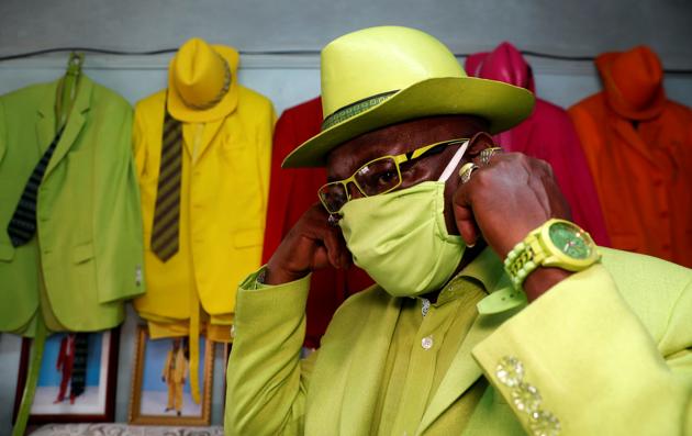 PHOTOS: Face mask fashion reaches Kenya’s Nairobi amid Covid-19 ...