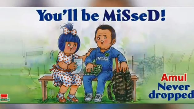 Amul pays tribute to MS Dhoni, says all the best for ‘next innings ...