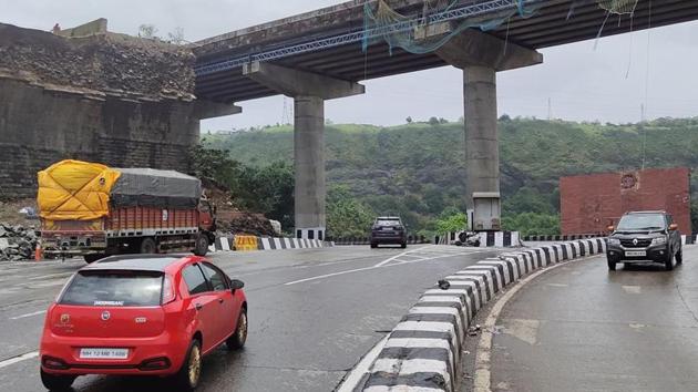 Commuters await completion of six-lane road near Navale bridge in Pune ...