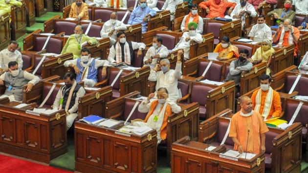 UP assembly passes bill to recover damages from protestors | Latest ...