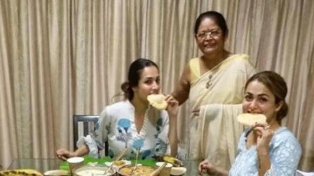 Malaika Arora, Amrita Arora enjoy elaborate Onam feast laid out by mom ...