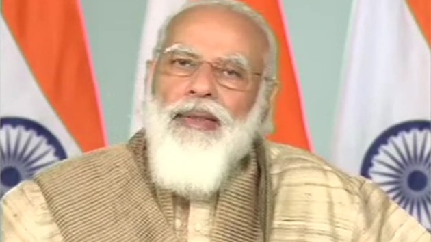 PM Modi inaugurates Durga Puja event in Bengal, renews pitch for Covid ...