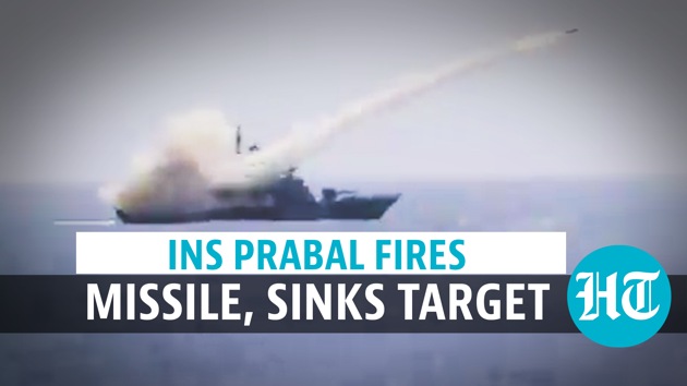 Watch: Indian Navy’s INS Prabal fires anti-ship missile in practice ...