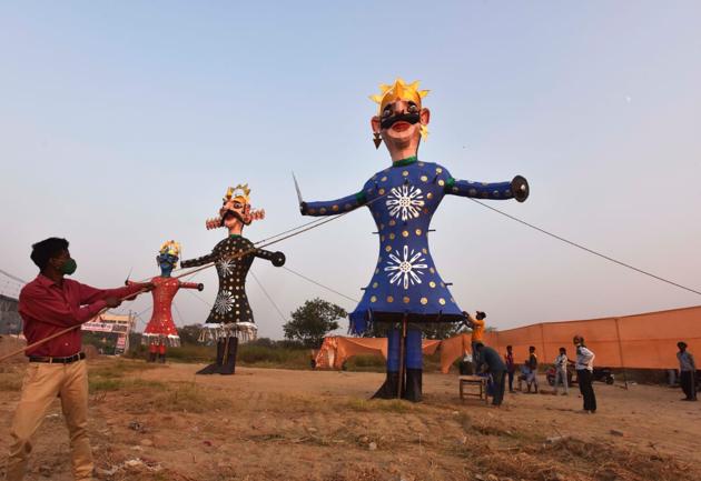 PHOTOS | Happy Dussehra 2020: Burning of Ravana, Meghnad and Kumbhkaran ...