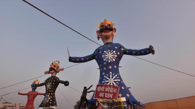PHOTOS | Happy Dussehra 2020: Burning of Ravana, Meghnad and Kumbhkaran ...