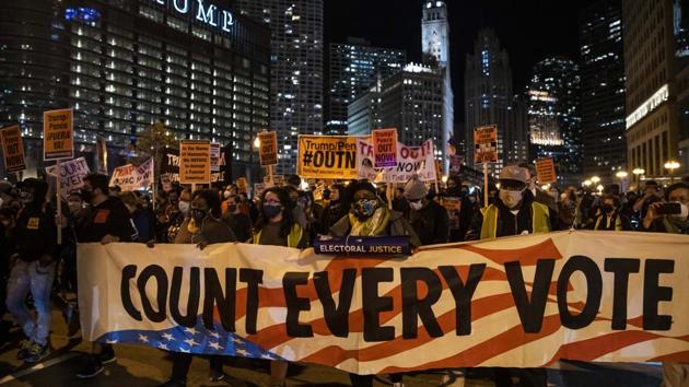 US Elections 2020: Protests reported across America as voters await ...