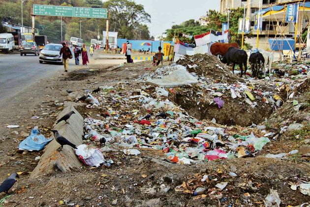 Pune suburbs overflow with garbage post-Diwali - Hindustan Times