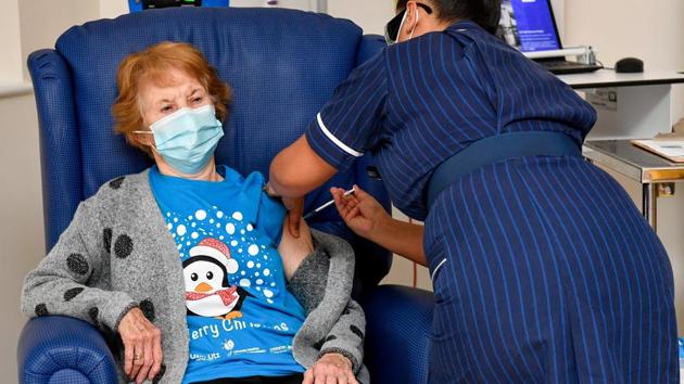 Photos of the week: UK’s vaccine rollout; Messi faces Ronaldo ...
