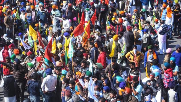 Photos: One month of the iconic farmers’ protest at Singhu | Hindustan ...