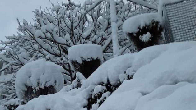 Vaishno Devi shrine receives season’s first snowfall - Pictures ...