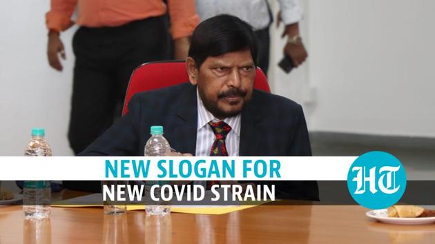 Watch: After ‘go corona’, Ramdas Athawale coins slogan for new Covid ...