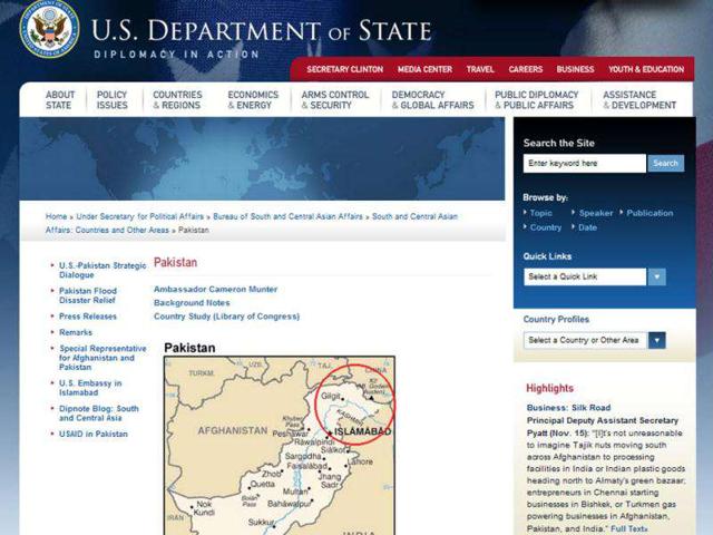 US removes incorrect map of PoK from website | World News - Hindustan Times