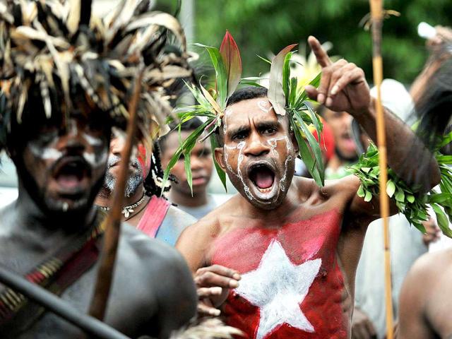Papuan colors of freedom | Hindustan Times