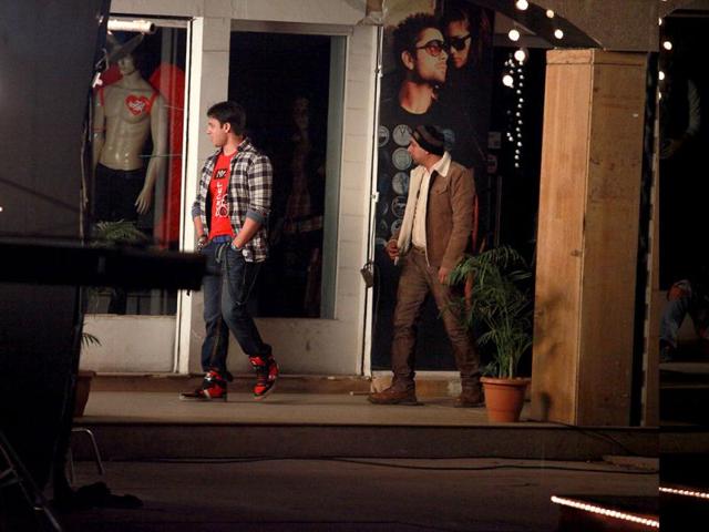 Mallika-Vivek at KLPD shoot | Hindustan Times