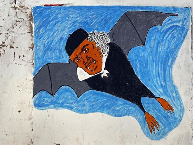 Gaddafi Graffiti | Hindustan Times