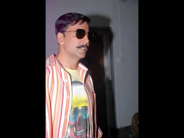 Akshay Kumar promotes Rowdy Rathore | Hindustan Times Akshay Kumar promotes Rowdy Rathore | Hindustan Times