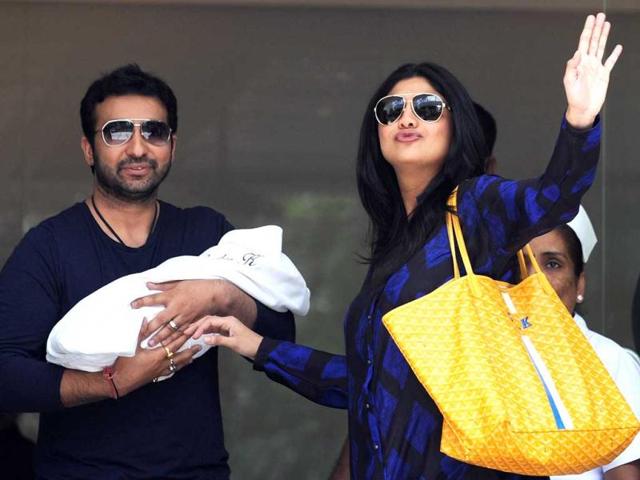 Shilpa Shetty's outing with baby boy | Hindustan Times