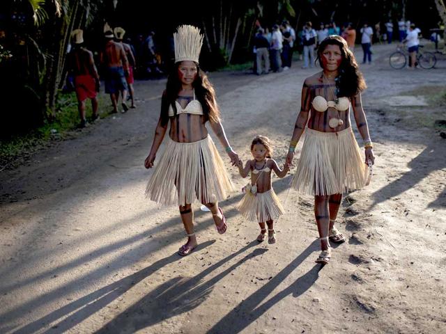 Tribes at Rio summit | Hindustan Times