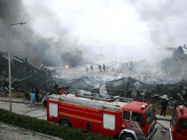 Gujarat: Fire at Hitachi plant | Hindustan Times