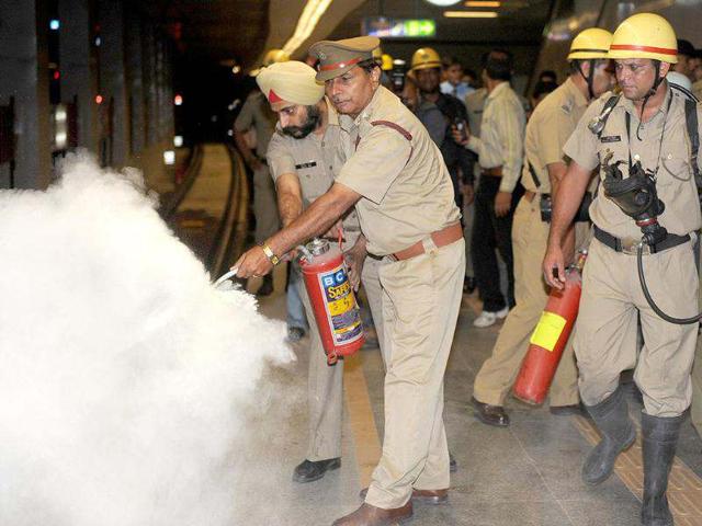 Delhi gets a metro mock drill | Hindustan Times